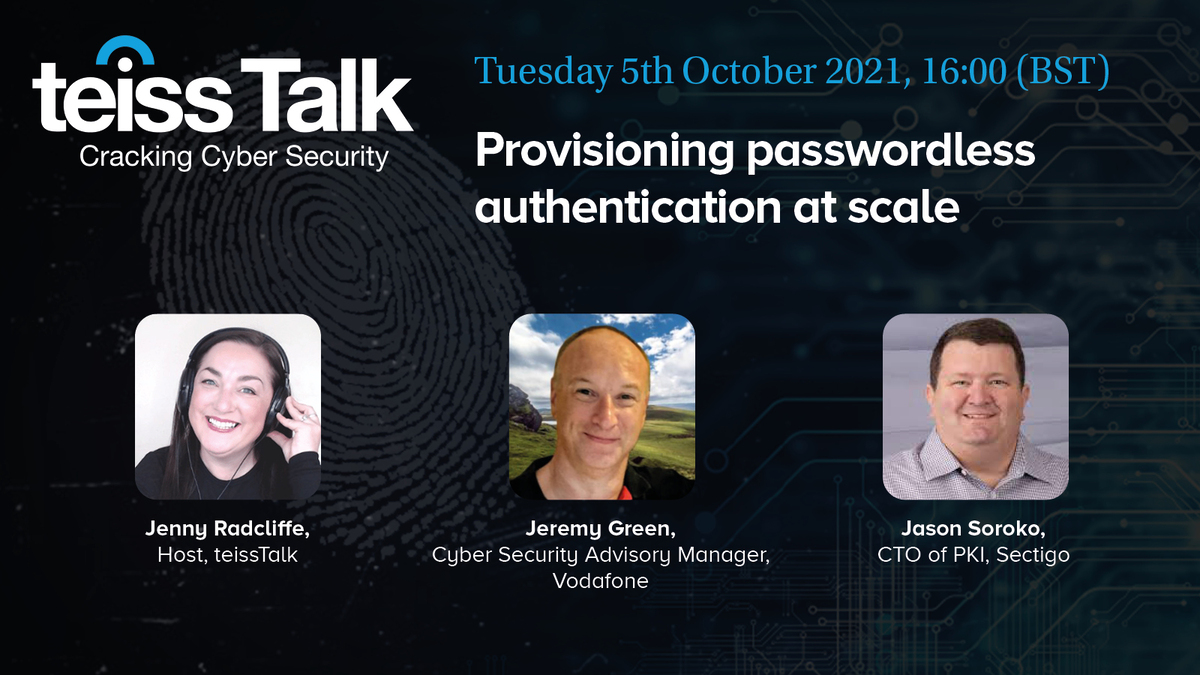 teiss - Technology - teissTalk: Provisioning passwordless ...