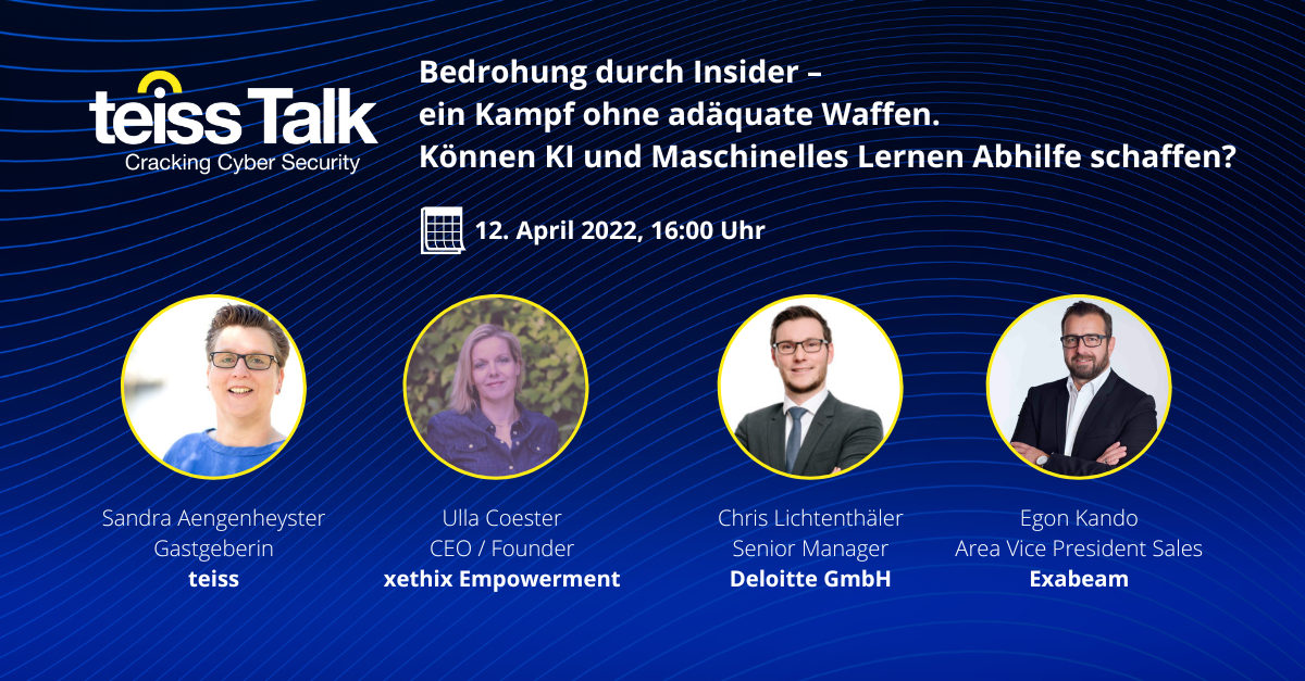 teiss - teissTalk DACH - teissTalk: Bedrohung durch Insider. Ein Kampf ...